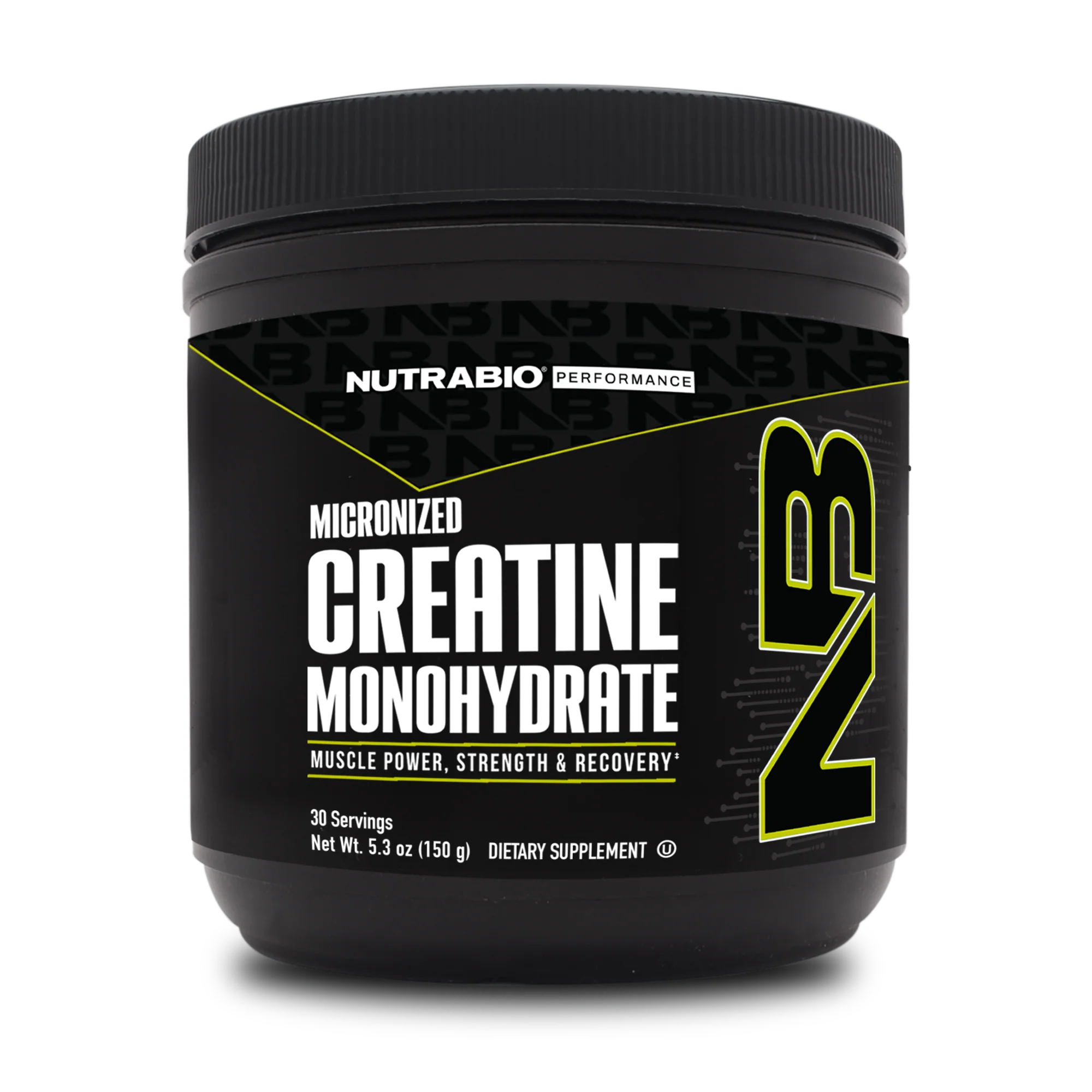NutraBio Creatine Monohydrate- 30 Servings – West Coast Nutra